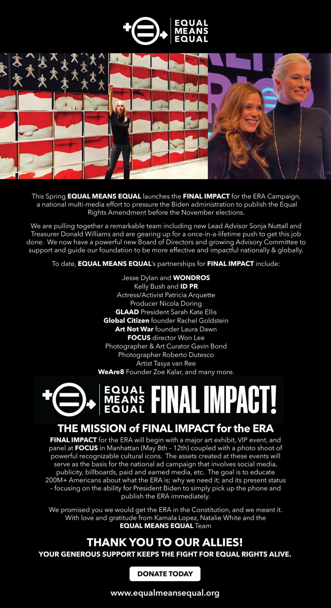 Women's Equality Day - Equal Means Equal